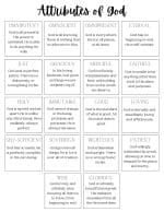 The Attributes of God (With Free Printable for Bible Study!)