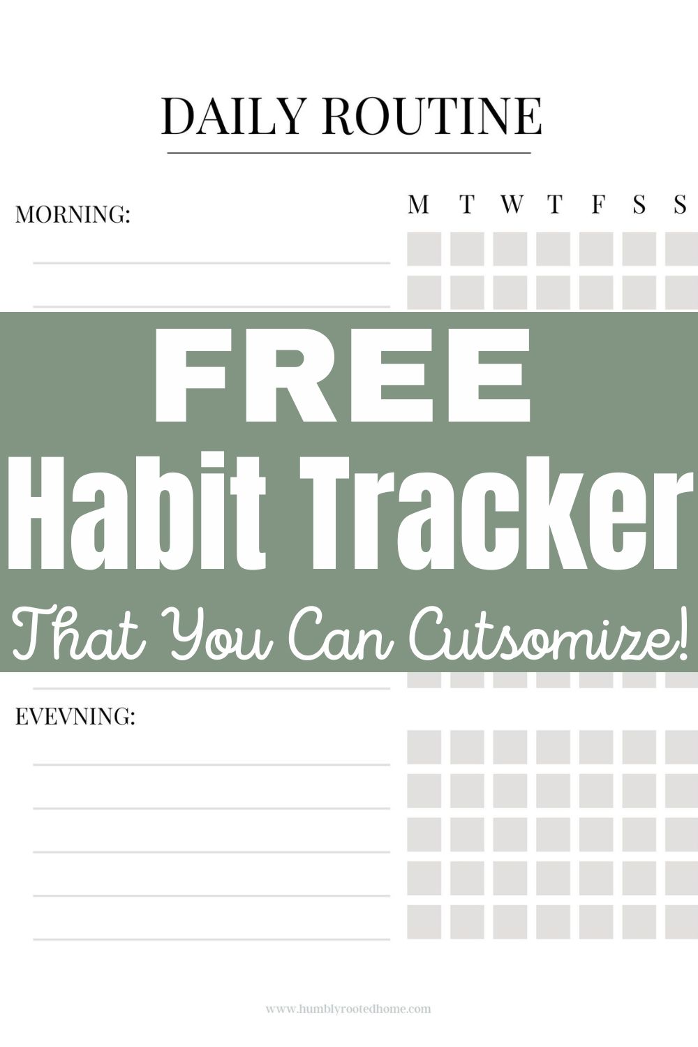 FREE Daily Routine Chart Printable (That You Can Edit)!