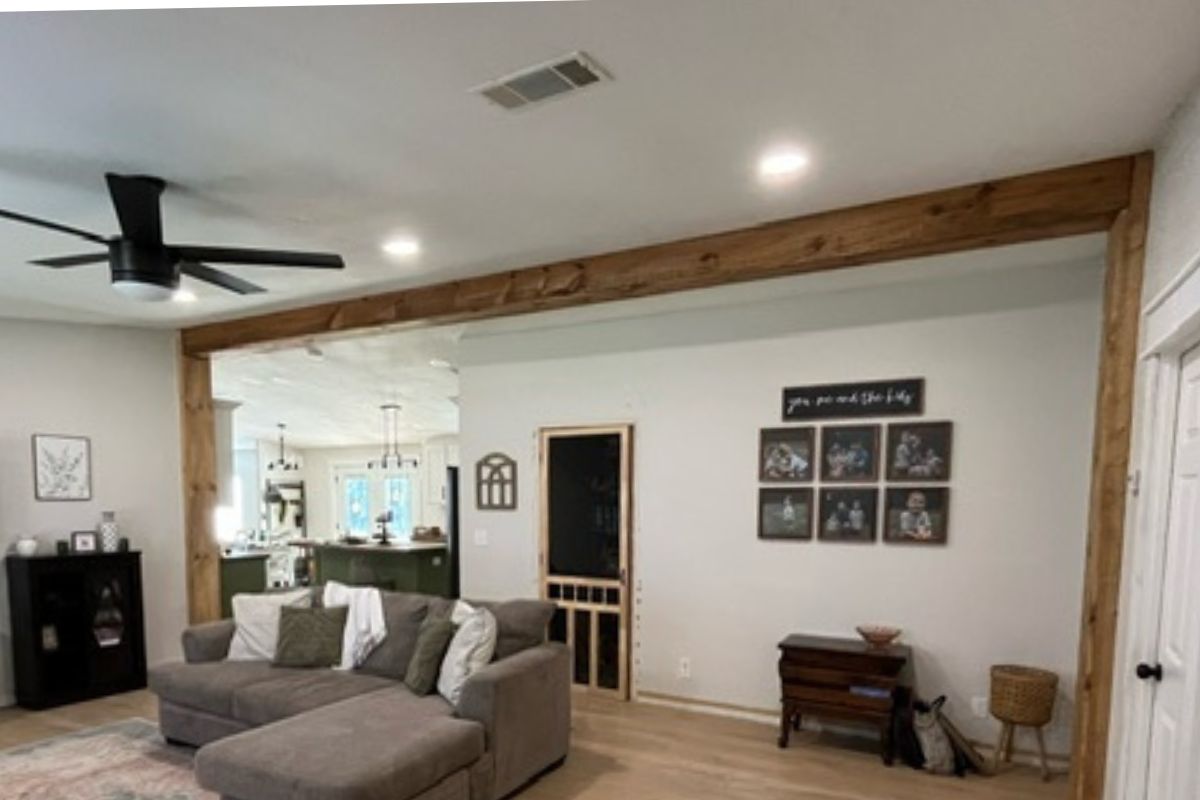 Before & After - Covering Marriage Line in Double Wide