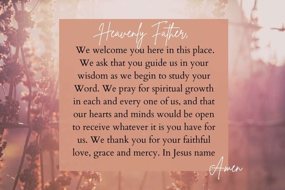 How to Pray in Your Women's Bible Study Group