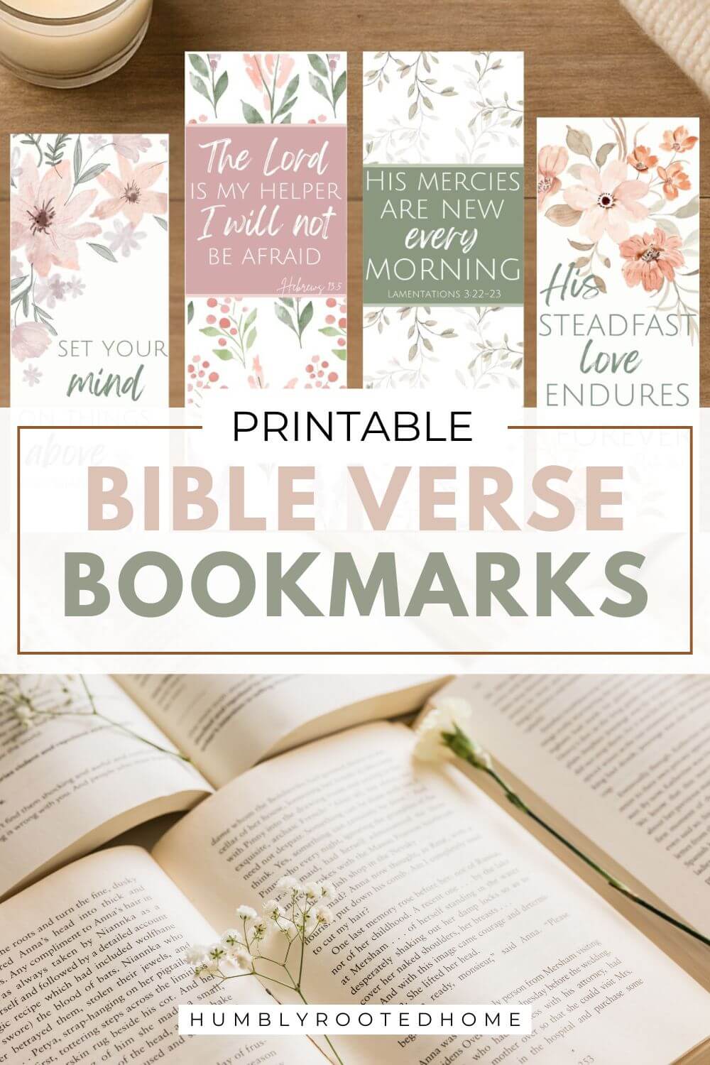 Beautiful Bible Verse Bookmarks - Free Printables